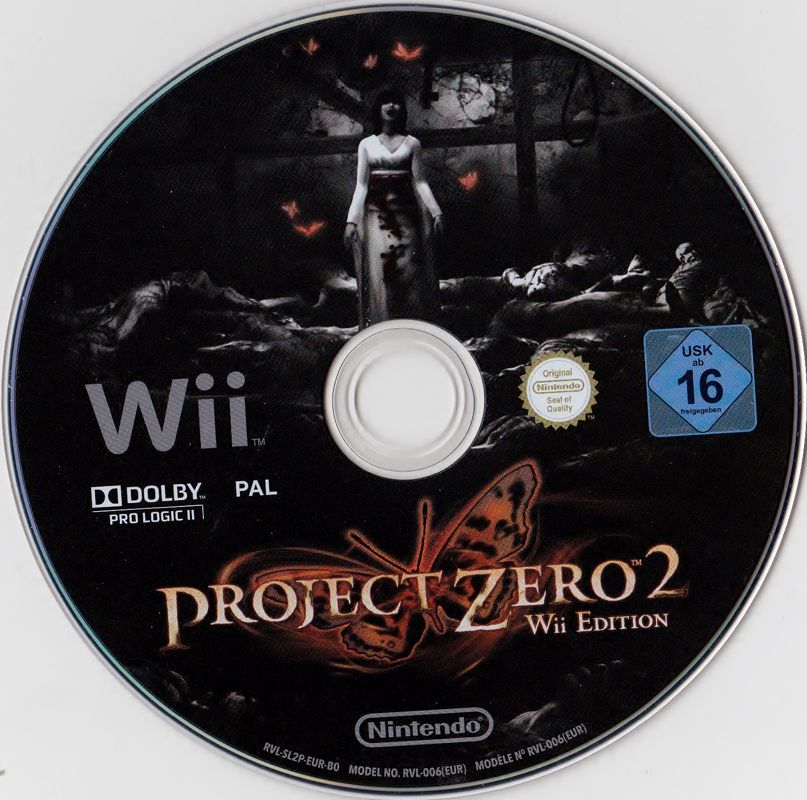 Project Zero 2: Wii Edition cover or packaging material - MobyGames