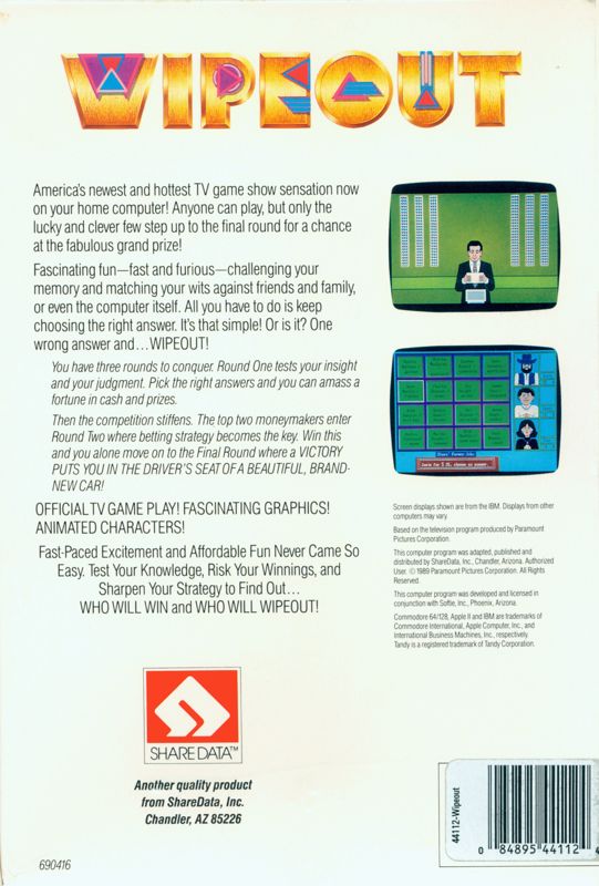 Wipeout cover or packaging material - MobyGames