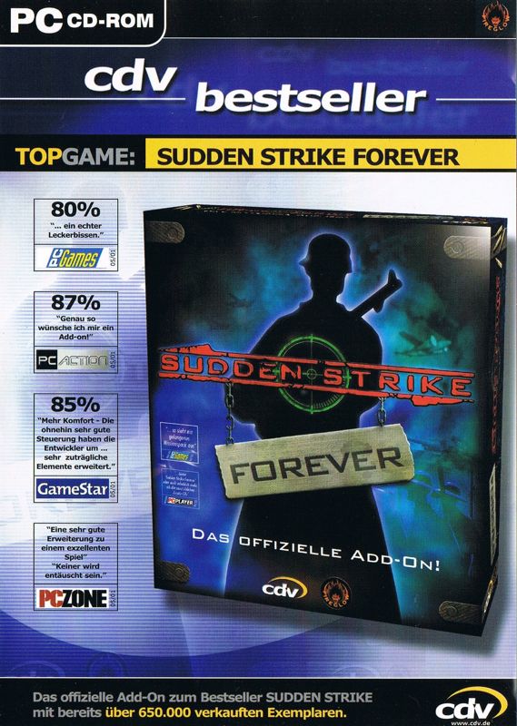 Sudden Strike: Forever cover or packaging material - MobyGames