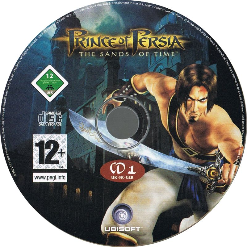 Prince of Persia: The Sands of Time cover or packaging material - MobyGames