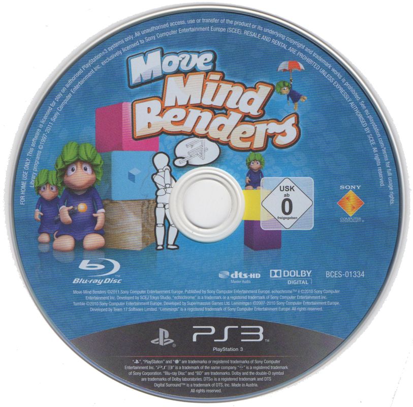 Move Mind Benders cover or packaging material - MobyGames