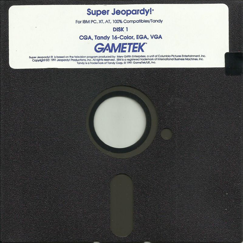 Super Jeopardy! cover or packaging material - MobyGames