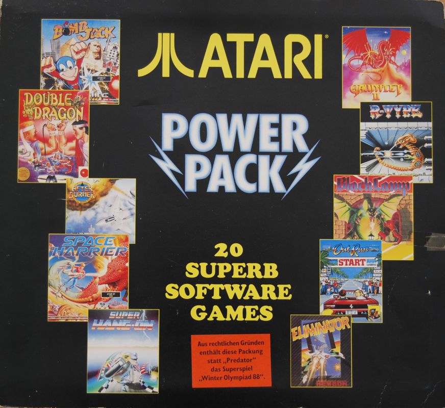 Atari Powerpack cover or packaging material - MobyGames