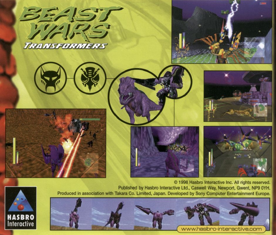 Beast Wars: Transformers cover or packaging material - MobyGames