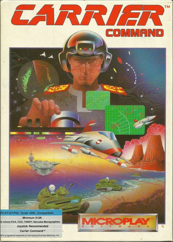 Carrier Command cover or packaging material - MobyGames