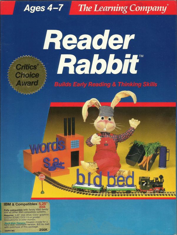 Reader Rabbit cover or packaging material - MobyGames