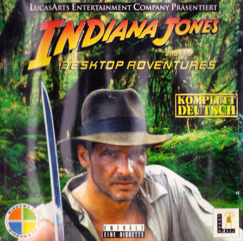 Indiana Jones and his Desktop Adventures cover or packaging material ...