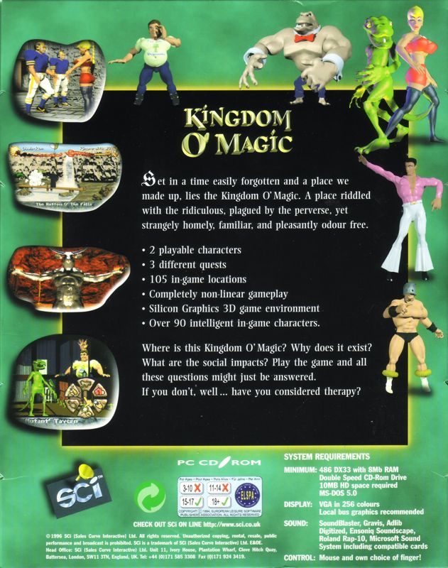 Kingdom O' Magic cover or packaging material - MobyGames