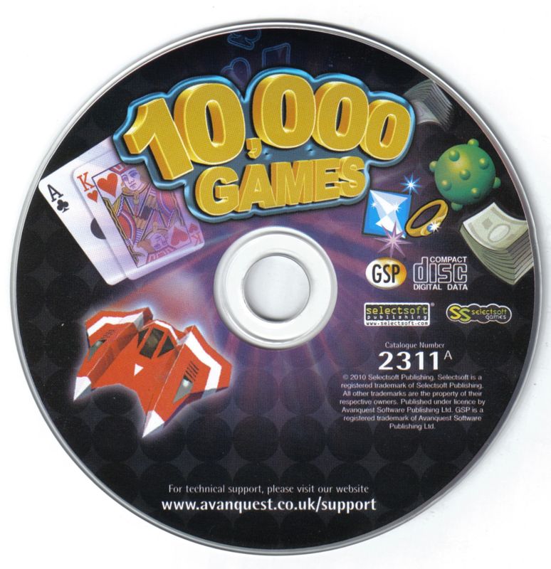10,000 Games cover or packaging material - MobyGames