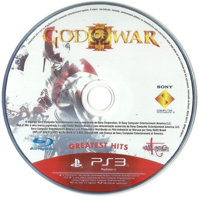 God of War III cover or packaging material - MobyGames