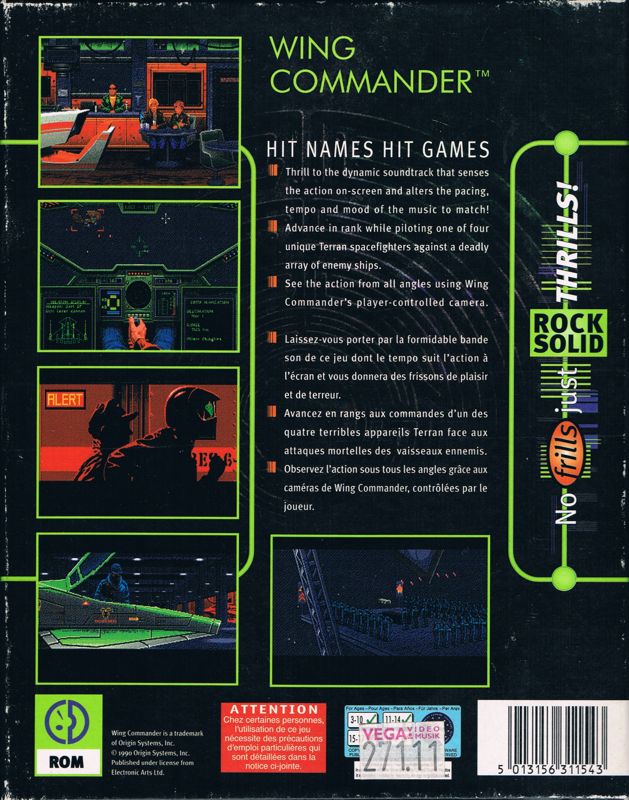 Wing Commander cover or packaging material - MobyGames