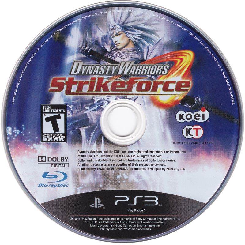 Dynasty Warriors: Strikeforce cover or packaging material - MobyGames