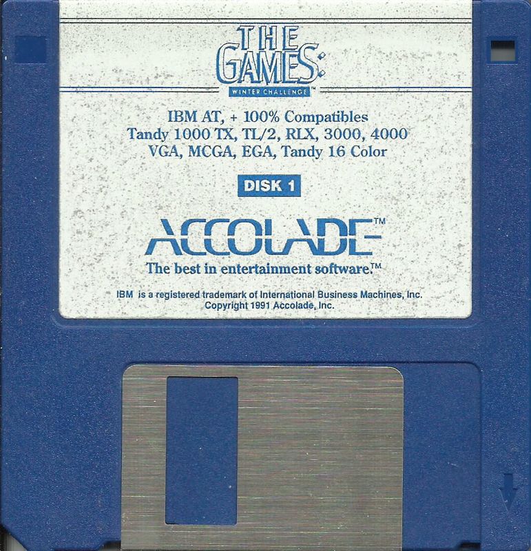 The Games: Winter Challenge cover or packaging material - MobyGames