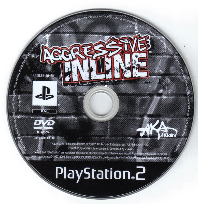 Aggressive Inline cover or packaging material - MobyGames