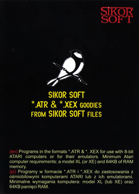 Sikor Soft *.ATR & *.XEX Goodies - MobyGames