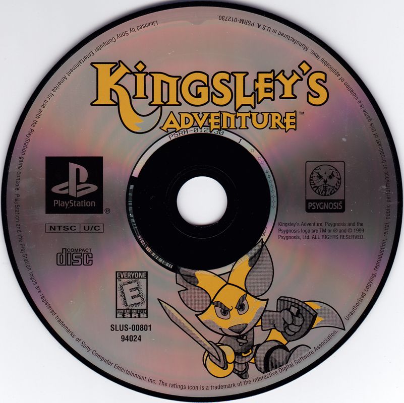 Kingsley's Adventure cover or packaging material - MobyGames