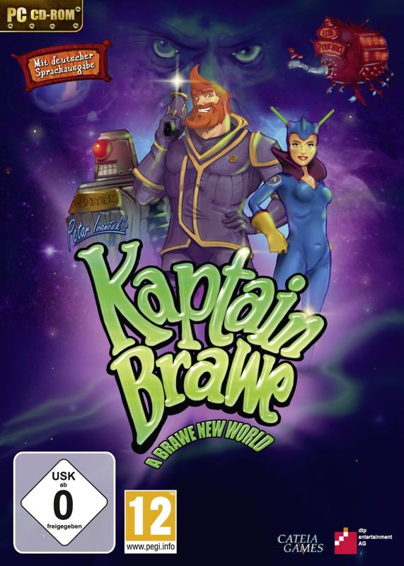 Kaptain Brawe: A Brawe New World cover or packaging material - MobyGames