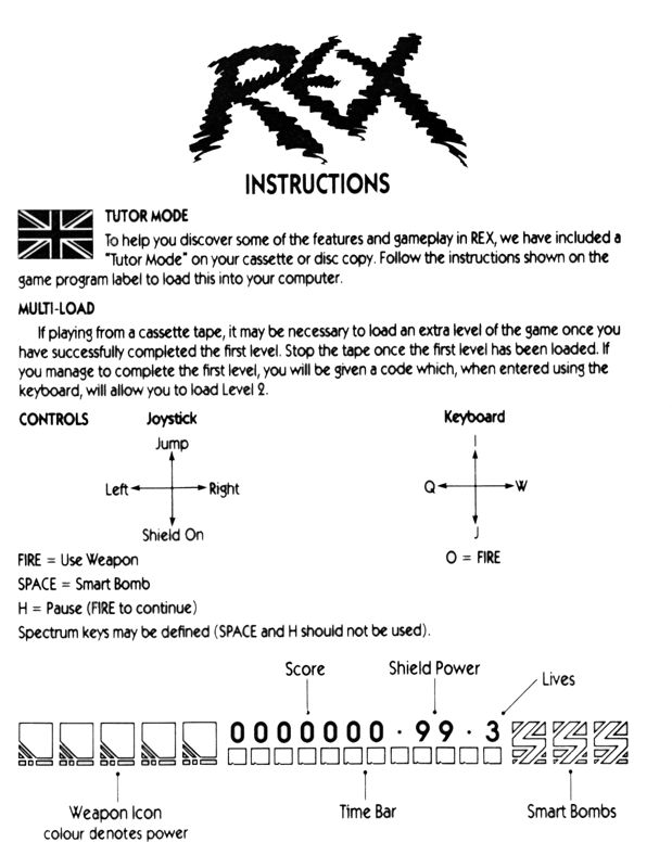 Rex cover or packaging material - MobyGames