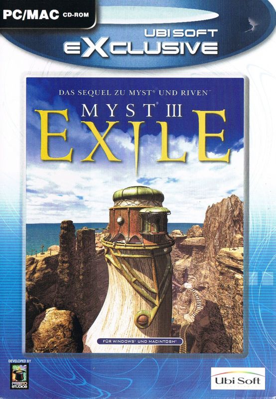 Myst III: Exile cover or packaging material - MobyGames
