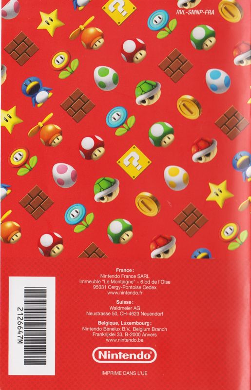 New Super Mario Bros. Wii cover or packaging material - MobyGames