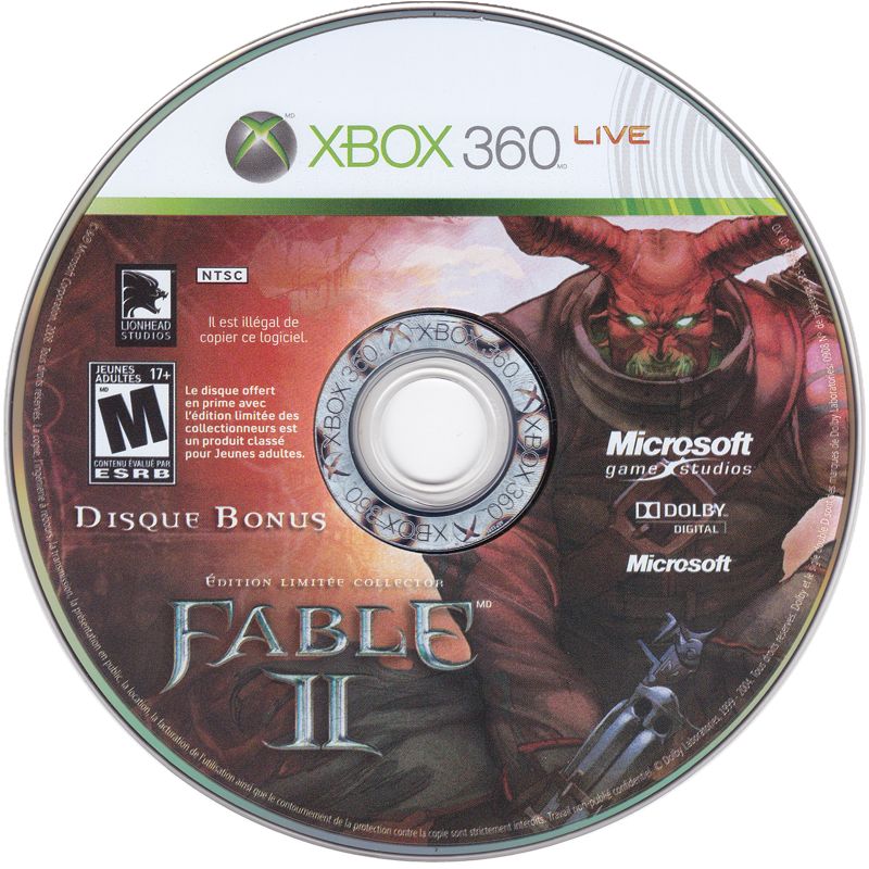 Fable II (Limited Collector's Edition) cover or packaging material ...