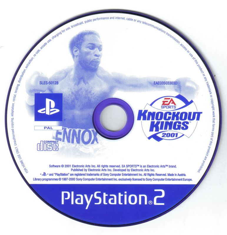 Knockout Kings 2001 cover or packaging material - MobyGames