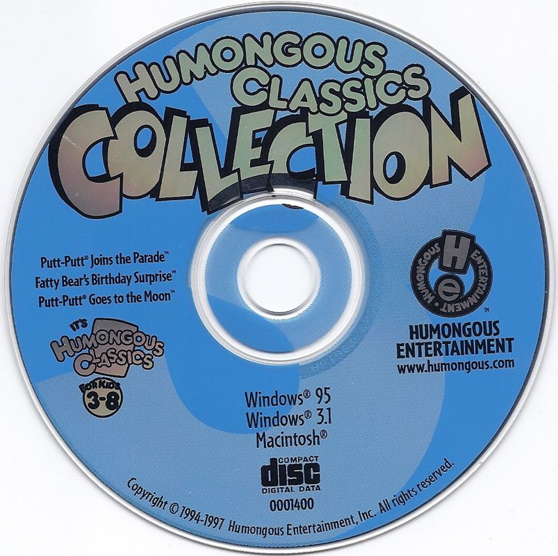Humongous Classics Collection cover or packaging material - MobyGames