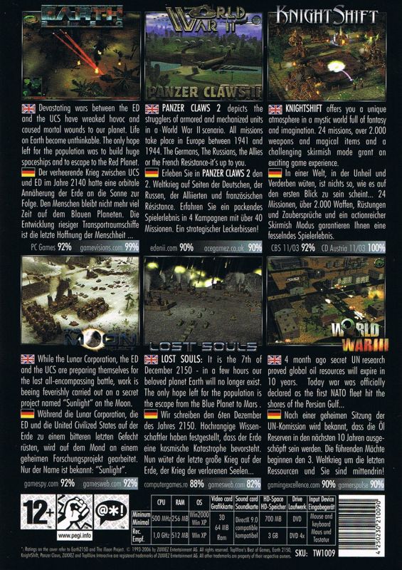 TopWare Interactive's Best of Games: Strategy cover or packaging ...