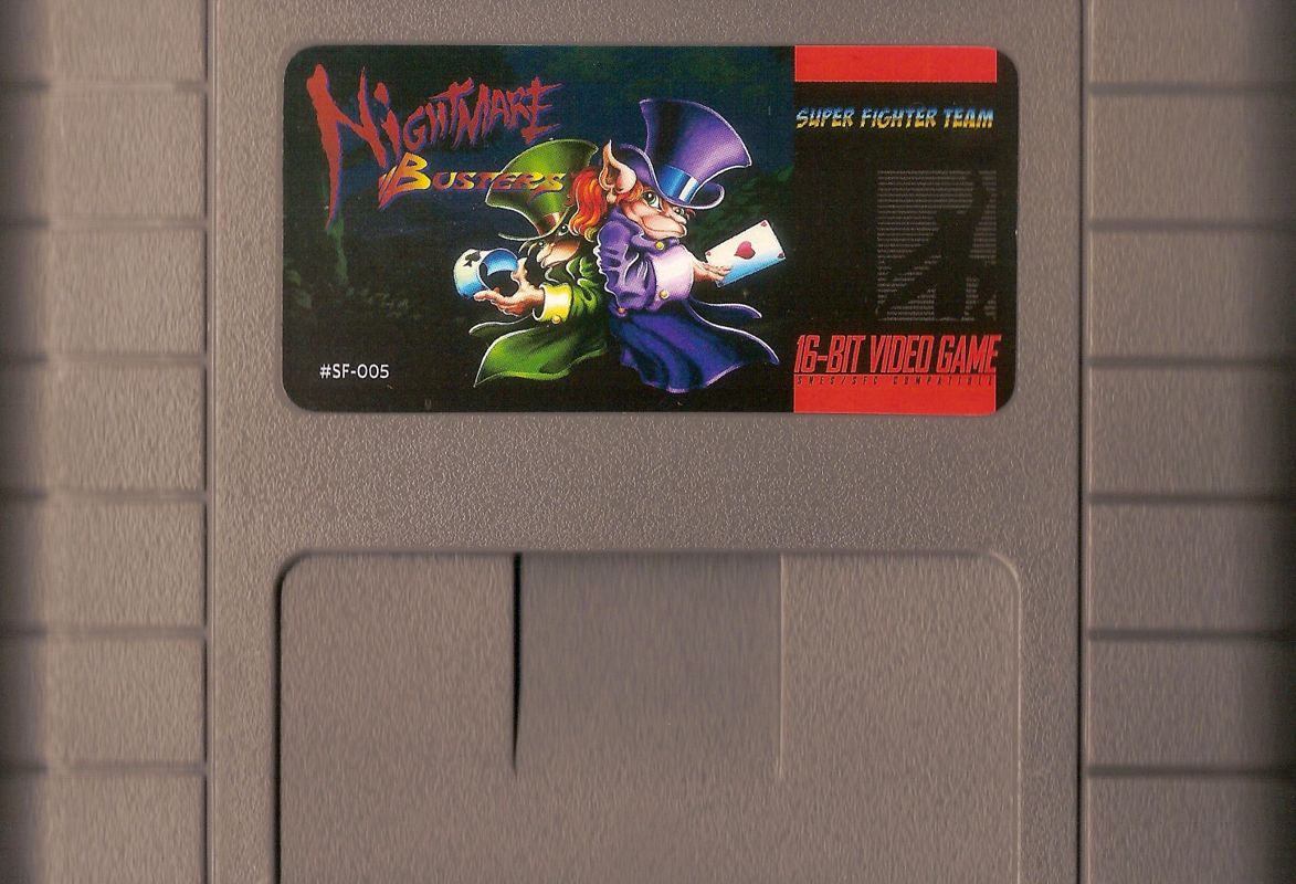Nightmare Busters cover or packaging material - MobyGames