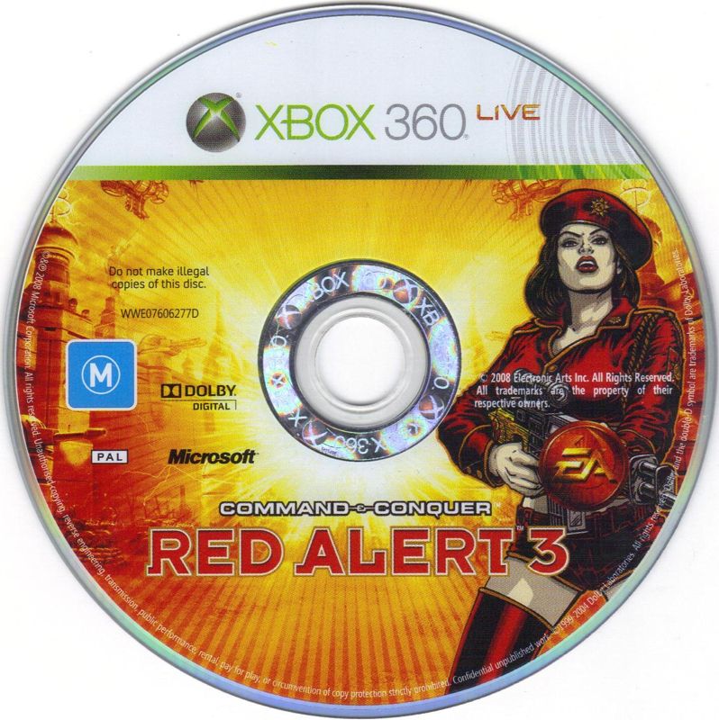 Command & Conquer: Red Alert 3 cover or packaging material - MobyGames