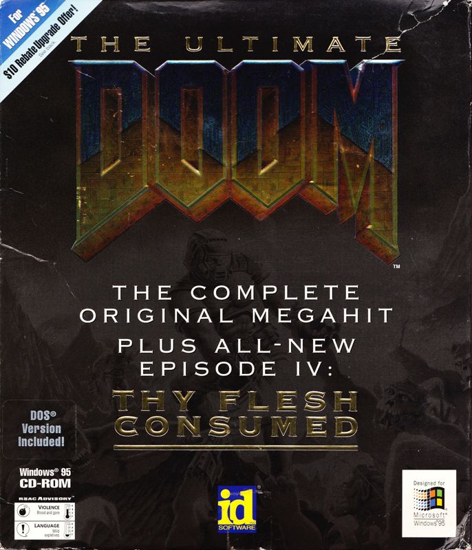 The Ultimate Doom cover or packaging material - MobyGames