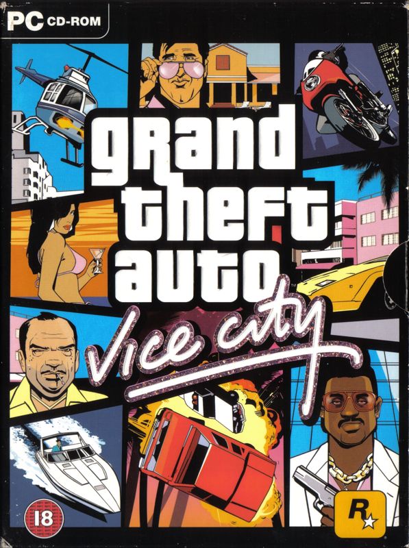 Grand Theft Auto: Vice City cover or packaging material - MobyGames