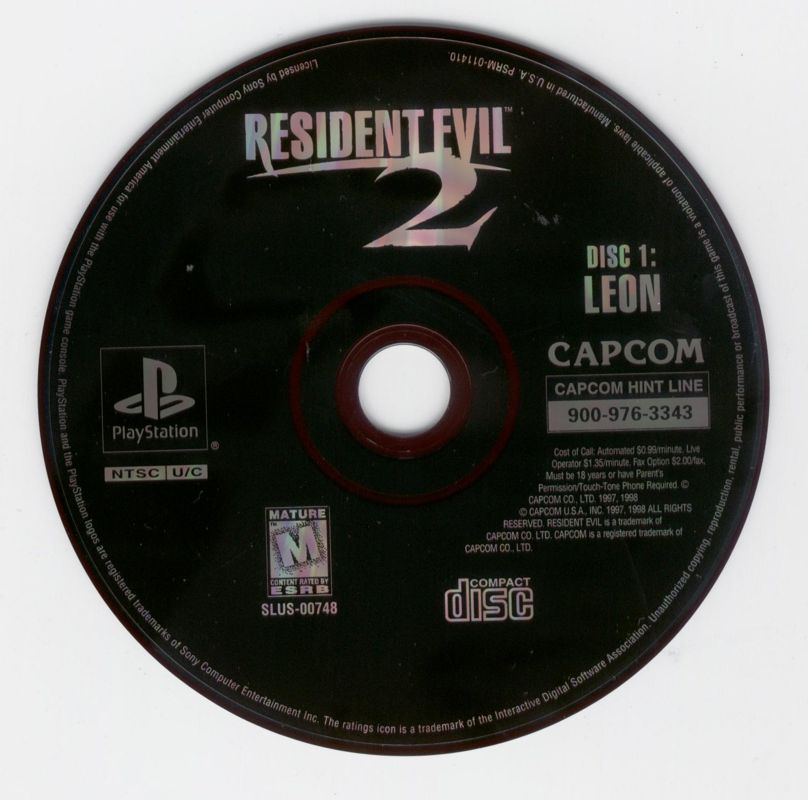 Resident Evil 2 cover or packaging material - MobyGames