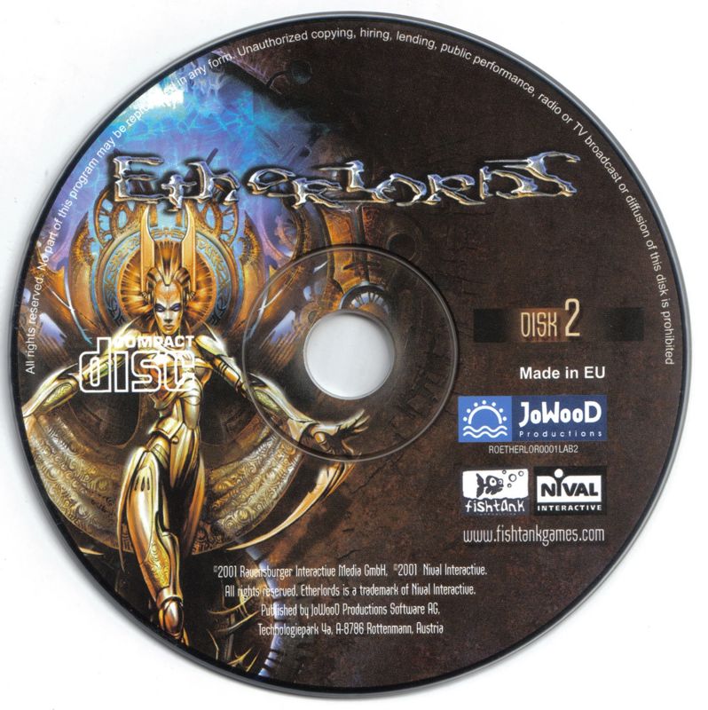 Etherlords cover or packaging material - MobyGames