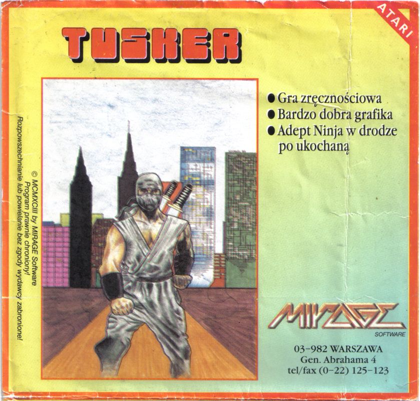 Tusker (1993) - MobyGames