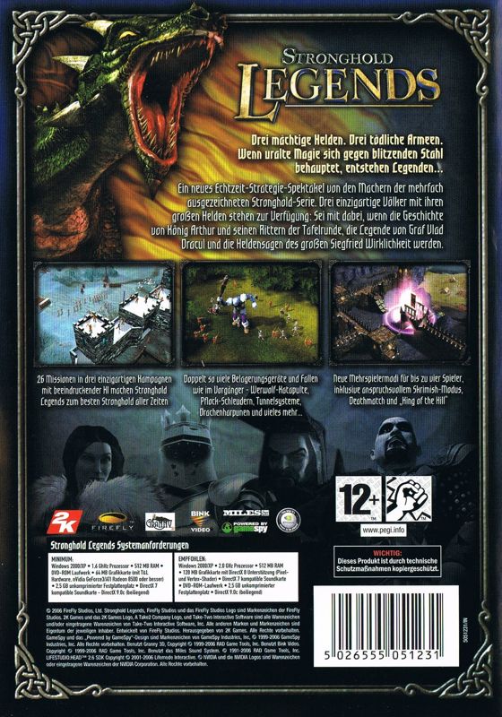 Stronghold Legends cover or packaging material - MobyGames