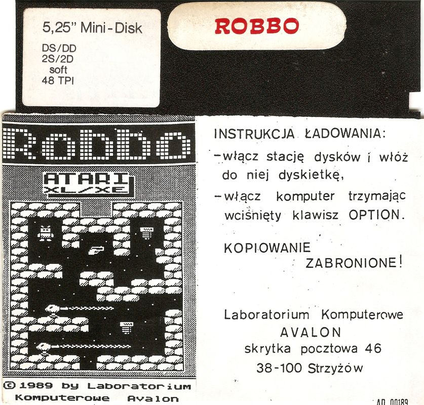 Robbo cover or packaging material - MobyGames