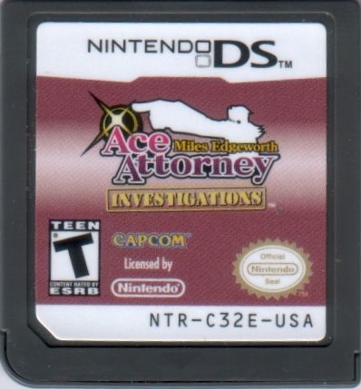 Ace Attorney Investigations: Miles Edgeworth cover or packaging ...