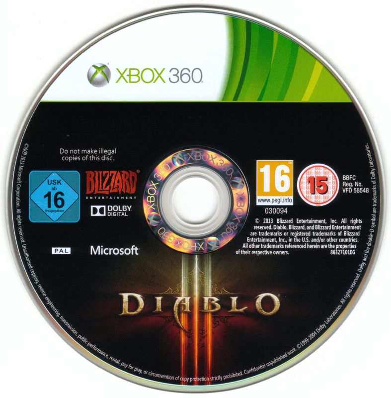 Diablo III cover or packaging material - MobyGames