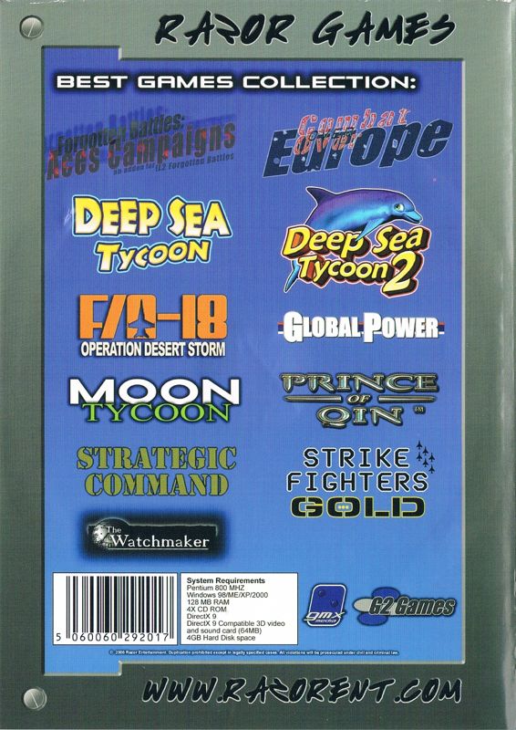 Best Games Collection Ever cover or packaging material - MobyGames