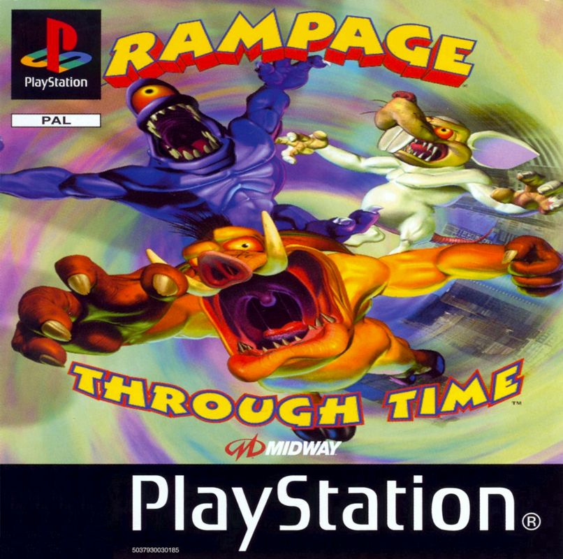 Rampage Through Time cover or packaging material - MobyGames