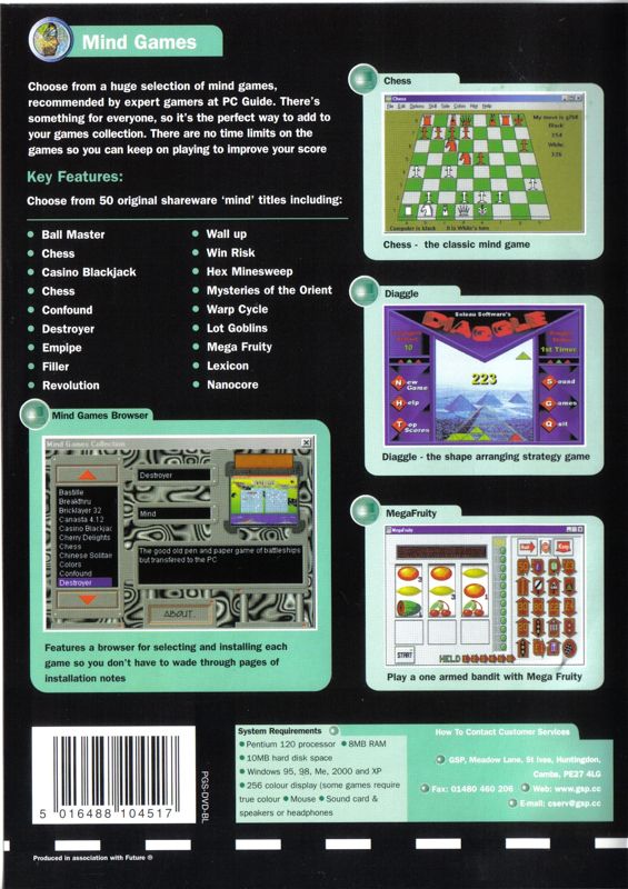 Mind Games: PC Guide Editor's Choice cover or packaging material ...