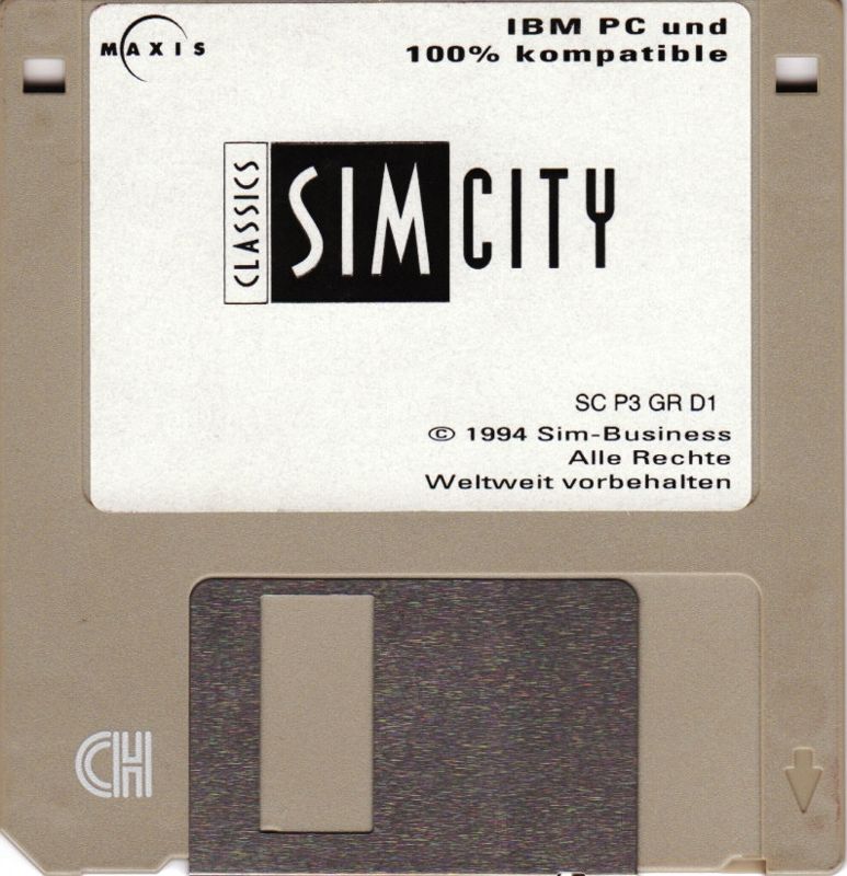 SimCity Classic cover or packaging material - MobyGames