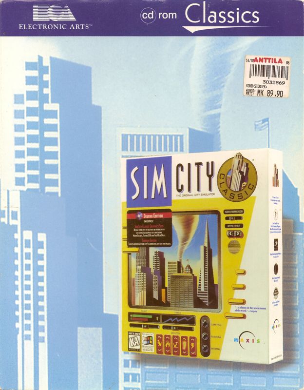 SimCity Classic cover or packaging material - MobyGames