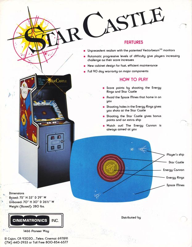 Star Castle cover or packaging material - MobyGames