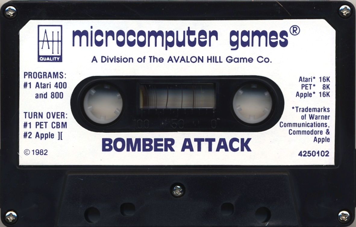 Bomber Attack cover or packaging material - MobyGames