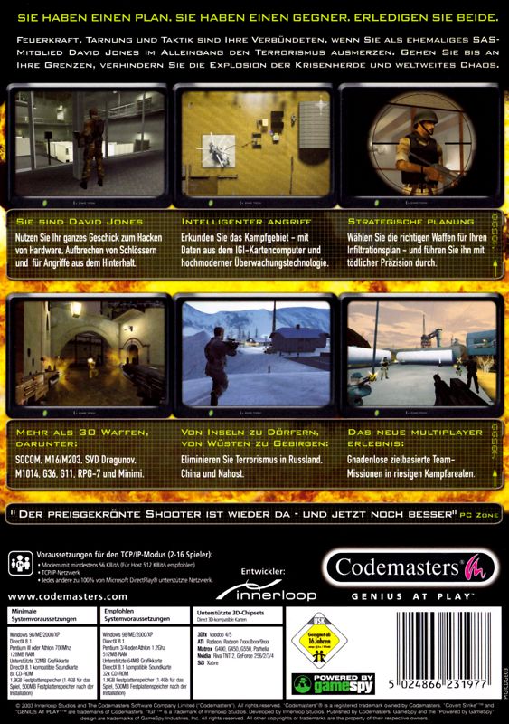 I.G.I-2: Covert Strike cover or packaging material - MobyGames