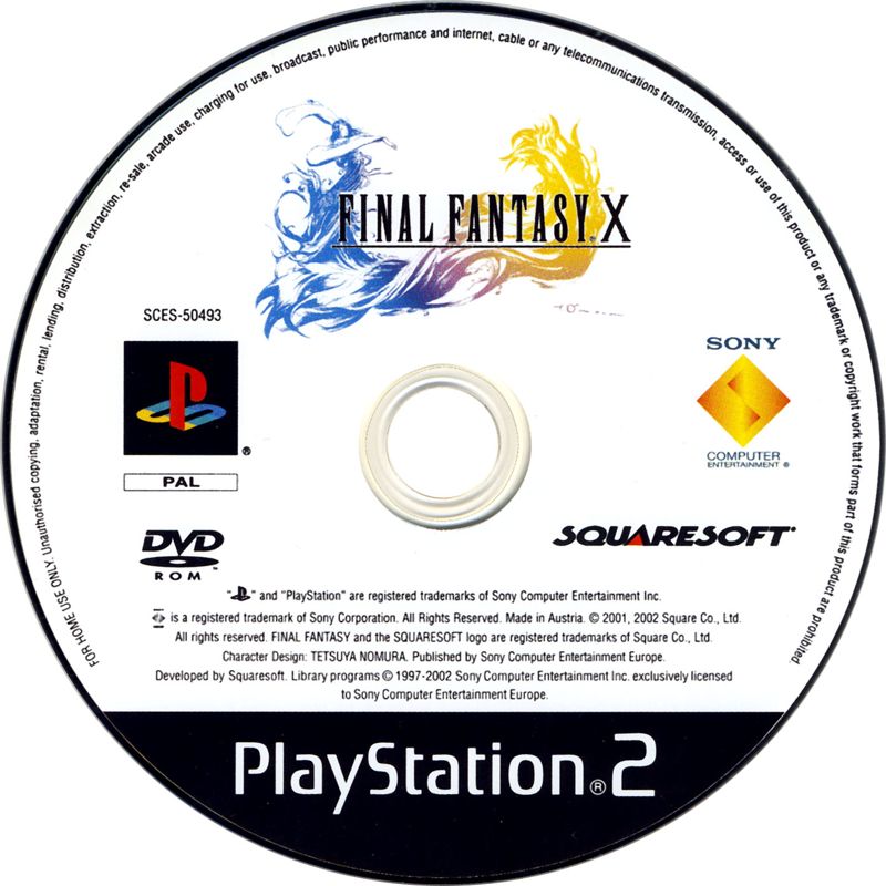 Final Fantasy X cover or packaging material - MobyGames