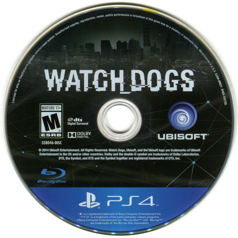 Watch_Dogs (PS4 Exclusive Edition) cover or packaging material - MobyGames