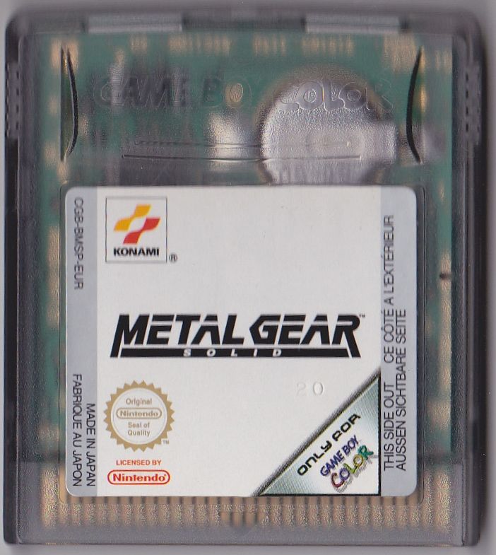 Metal Gear Solid cover or packaging material - MobyGames